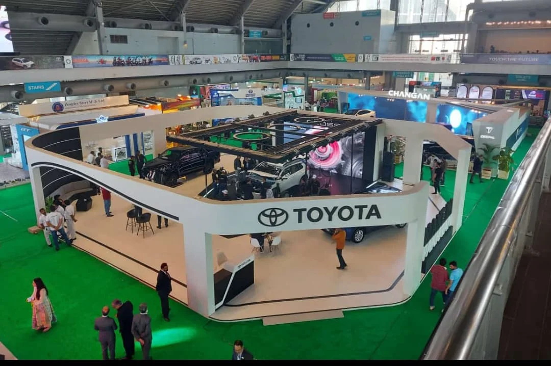 IMC Exhibits their Toyota Corolla Cross at Pakistan Auto Show
